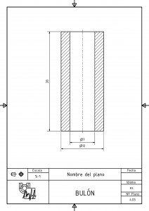 Dibujo Técnico » Bulón